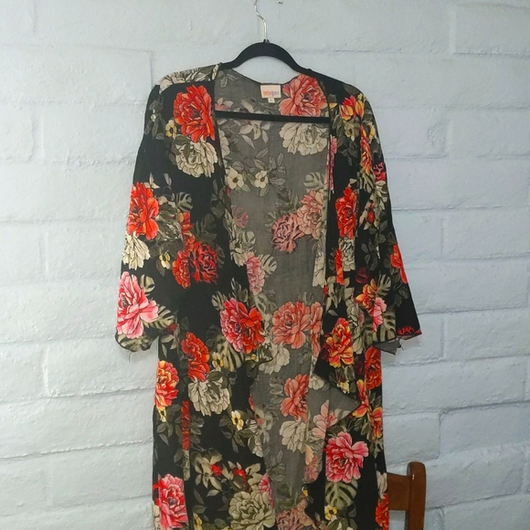 LuLaRoe | Jackets & Coats | Tropical Lularoe Duster | Poshmark